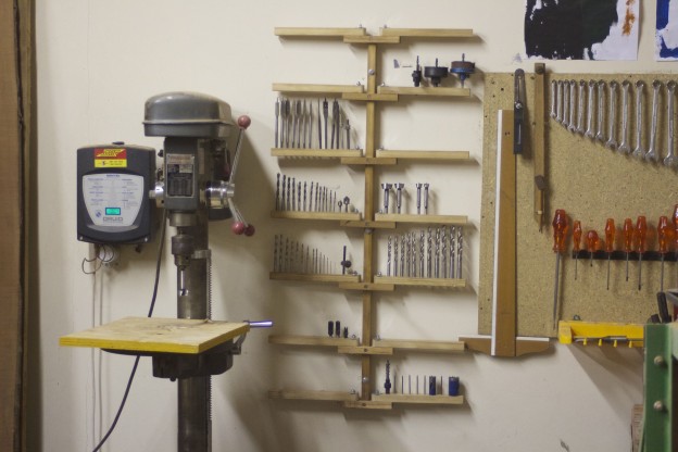 drill bit storage | Je ne sais quoi Woodworking