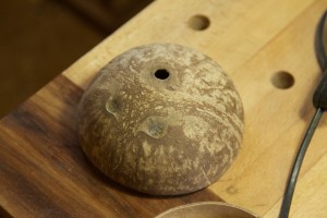 Coconut shell lights | Je ne sais quoi Woodworking